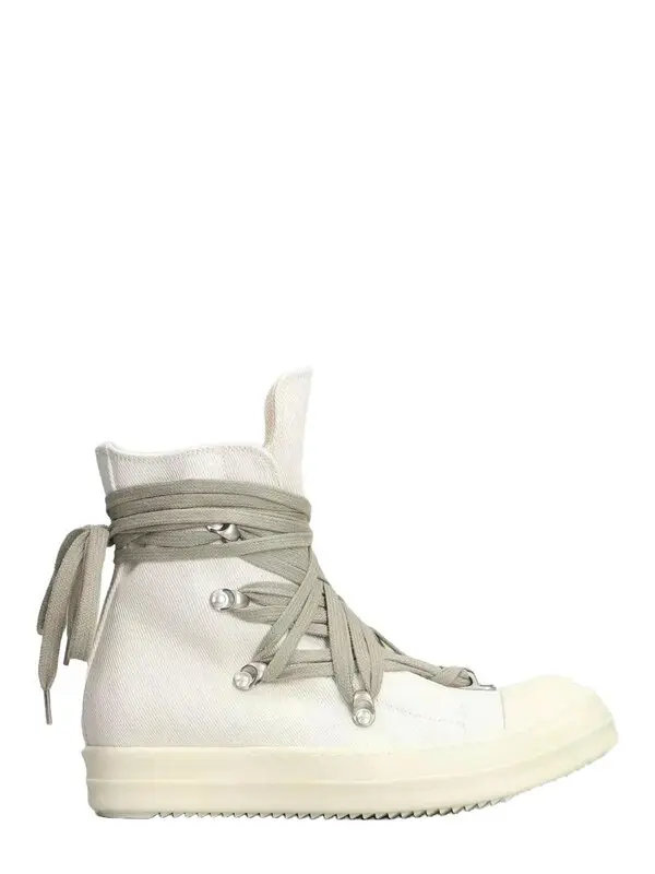 Rick Owens Megalace High-top Sneakers - White