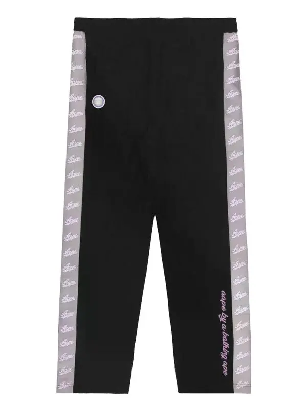 AAPE BY *A BATHING APE Logo-patch Track Pants - Black