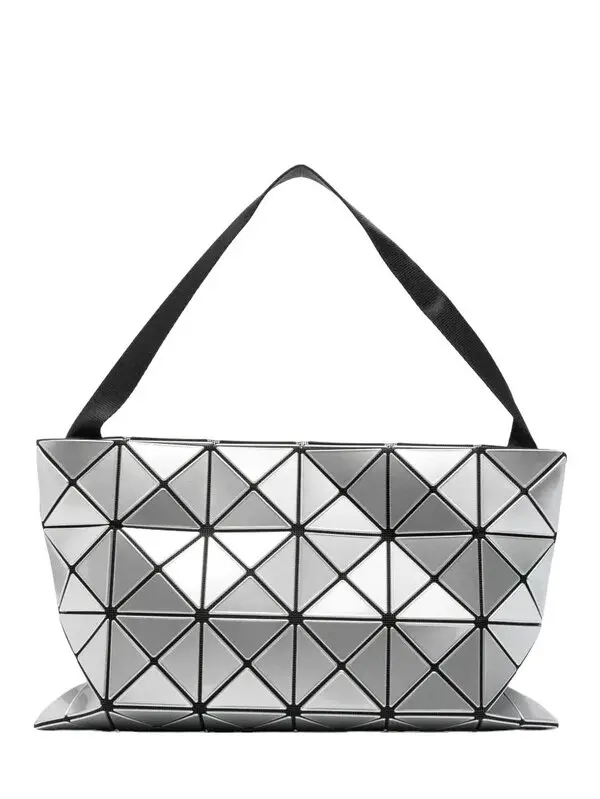 Issey Miyake Geometric Shoulder Bag - Silver