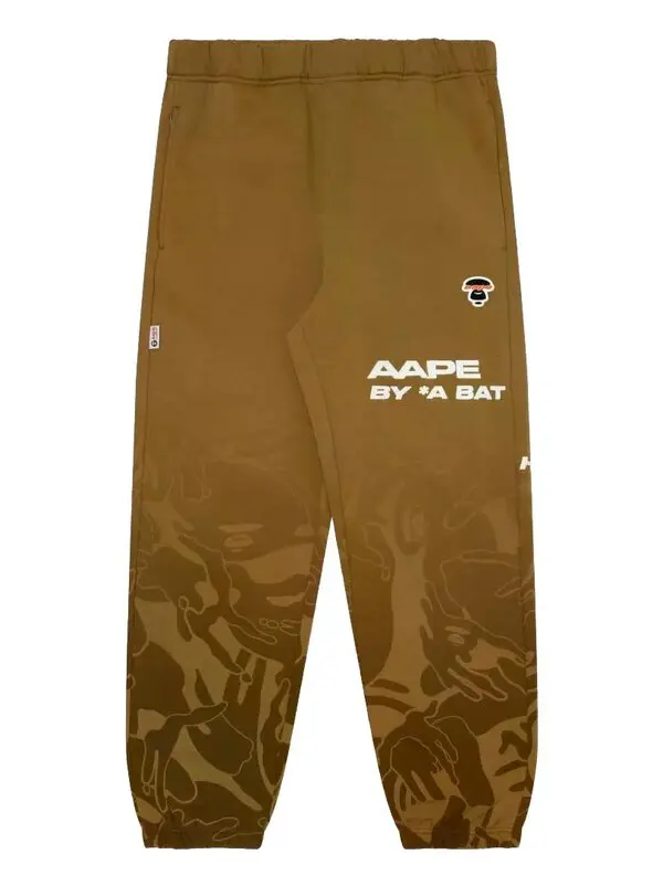 AAPE BY *A BATHING APE Camo Gradient Track Pants - Brown