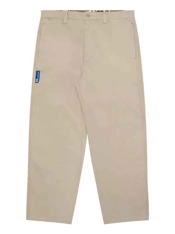 AAPE BY *A BATHING APE Embroidered Logo Chino Trousers - Neutrals