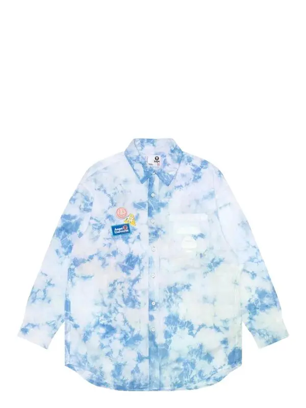 AAPE BY *A BATHING APE Tie-dye Shirt - White