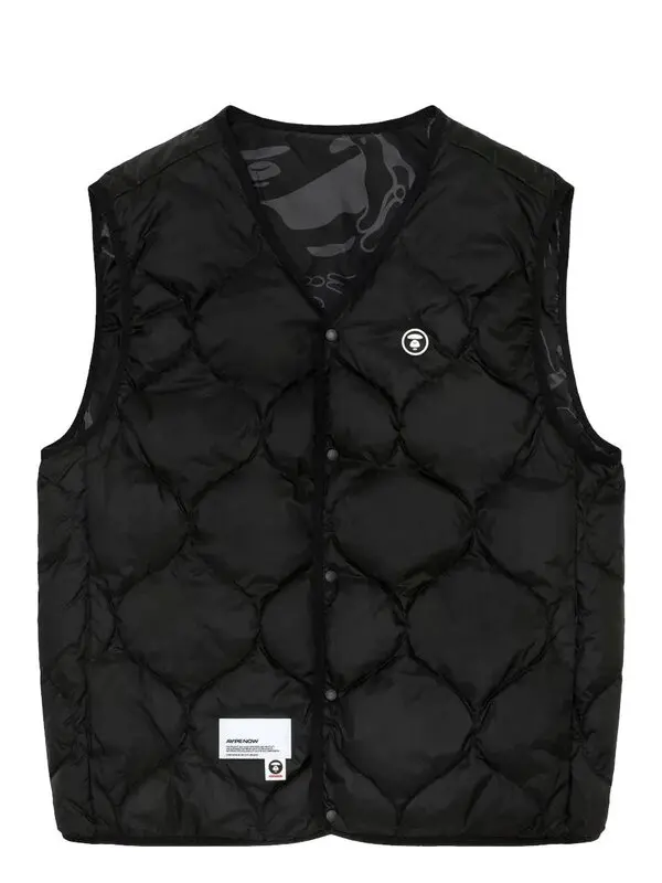 AAPE BY *A BATHING APE Sleeveless Gilet - Black