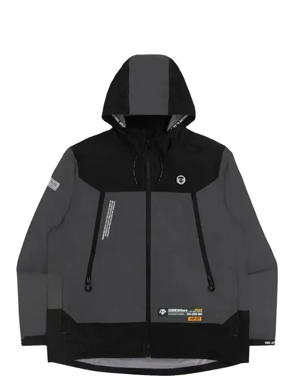 AAPE BY *A BATHING APE Hooded Utility Jacket - Grey