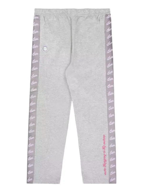 AAPE BY *A BATHING APE Logo-tape Track Pants - Grey