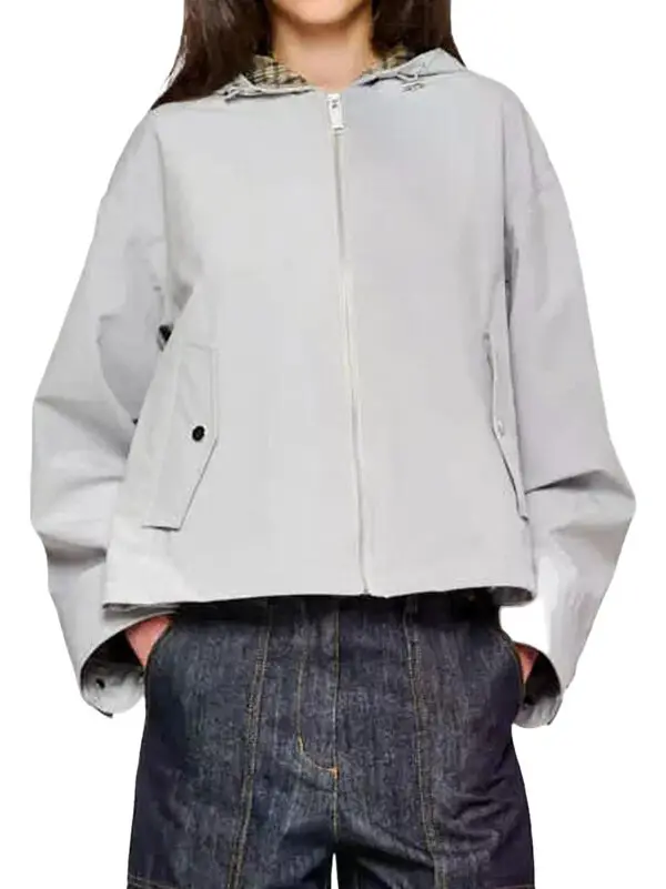 OOF WEAR Hooded Zip Jacket - Grey