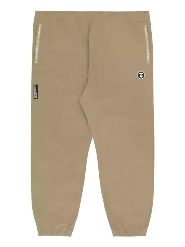 AAPE BY *A BATHING APE Logo-patch Track Pants - Neutrals