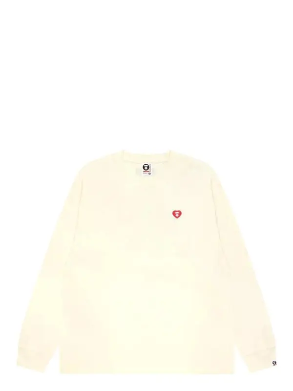 AAPE BY *A BATHING APE Heart Long-sleeve T-shirt - Black