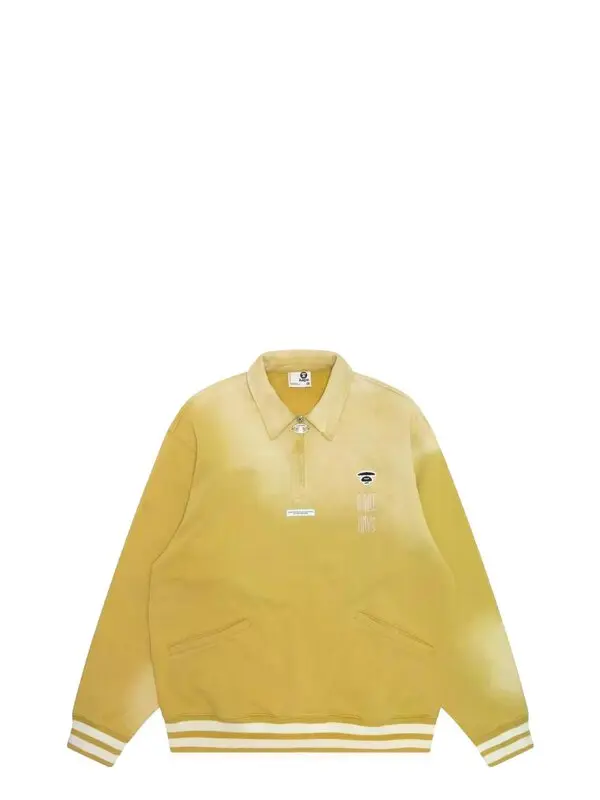 AAPE BY *A BATHING APE Half-zip Sweatshirt - Yellow