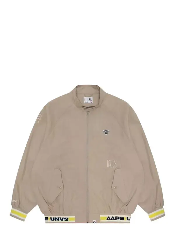 AAPE BY *A BATHING APE Moonface Zip-up Jacket - Neutrals