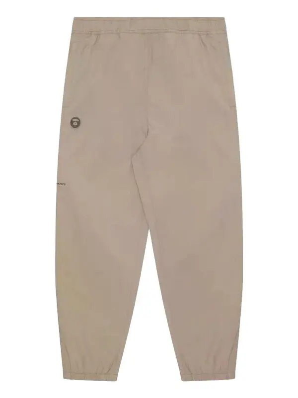 AAPE BY *A BATHING APE Moonface-patch Track Pants - Neutrals