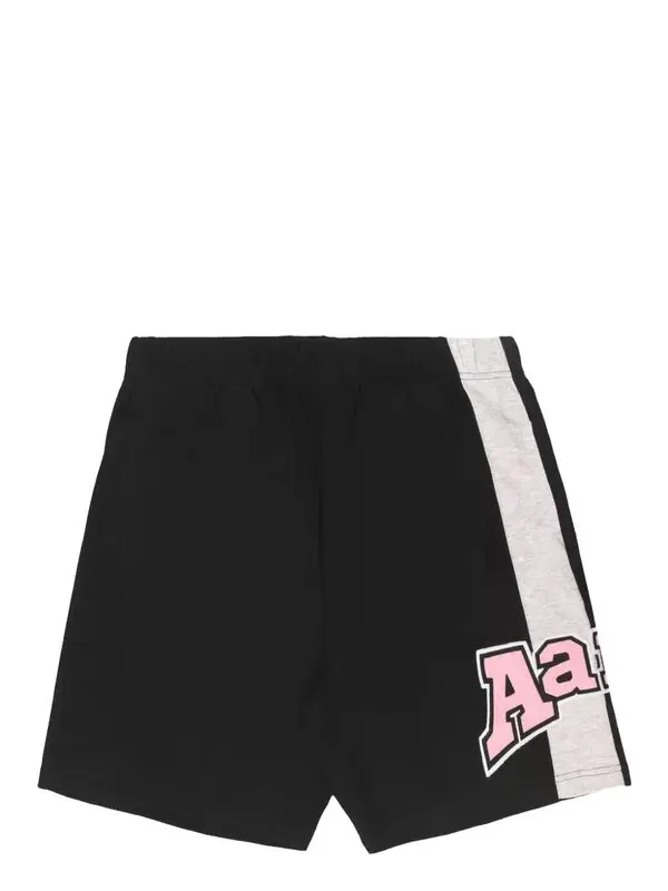 AAPE BY *A BATHING APE Logo-embroidered Shorts - Black