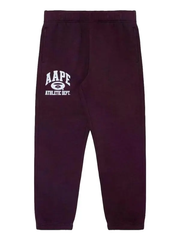 AAPE BY *A BATHING APE Printed Track Pants - Purple