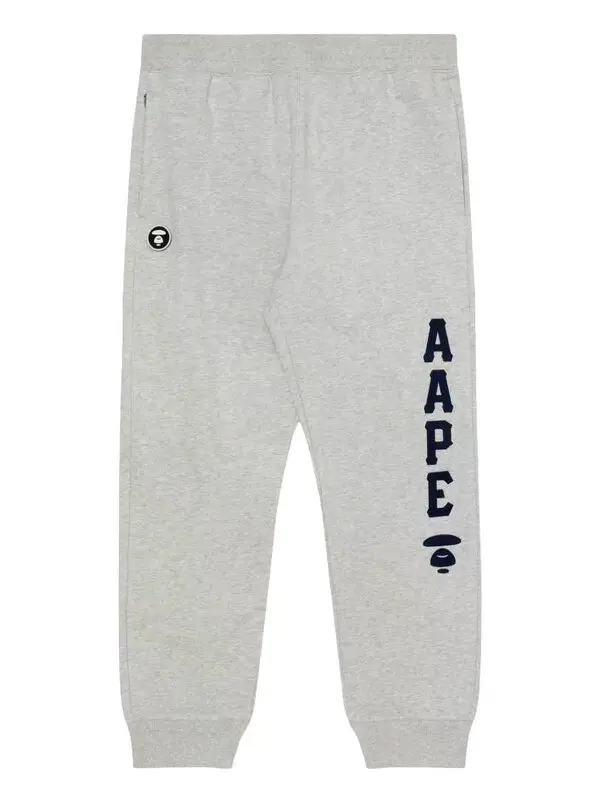 AAPE BY *A BATHING APE Logo-patch Track Pants - Grey