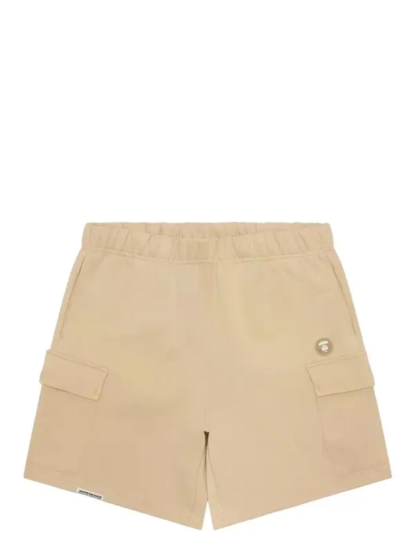 AAPE BY *A BATHING APE Logo-detail Cargo Shorts - Neutrals