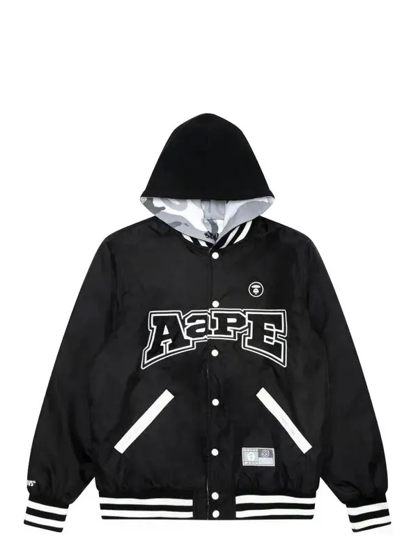 AAPE BY *A BATHING APE Reversible Hooded Jacket - Black