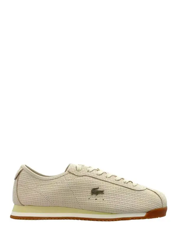 Lacoste Perforated Logo Sneakers - Neutrals
