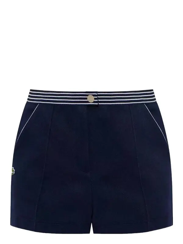 Lacoste Striped-edge Shorts - Blue