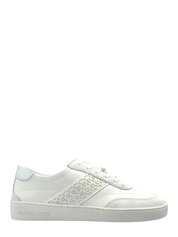 Michael Kors Kaycee Signature Logo Stripe Sneakers - White