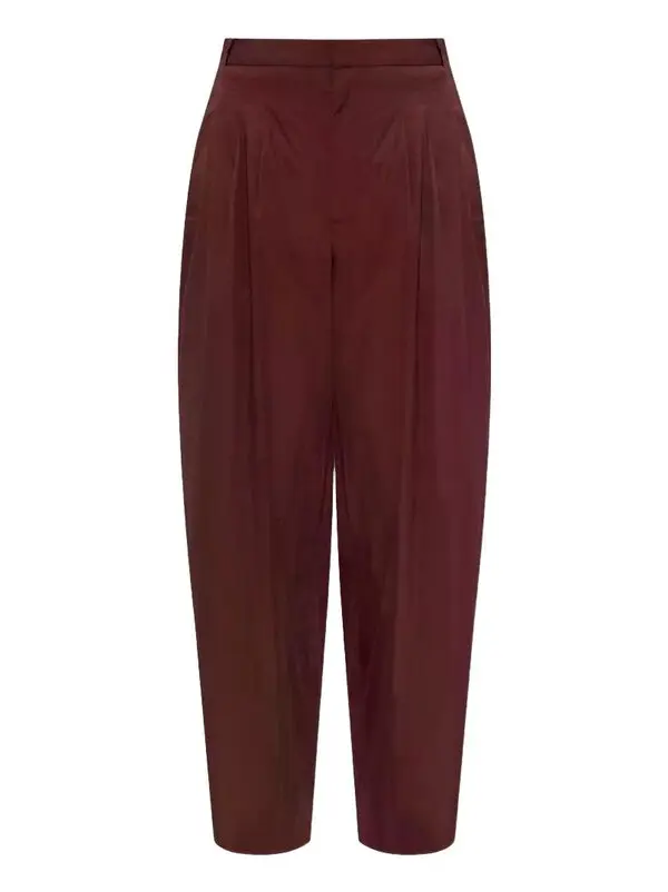 Rag & Bone Pleated Trousers - Red