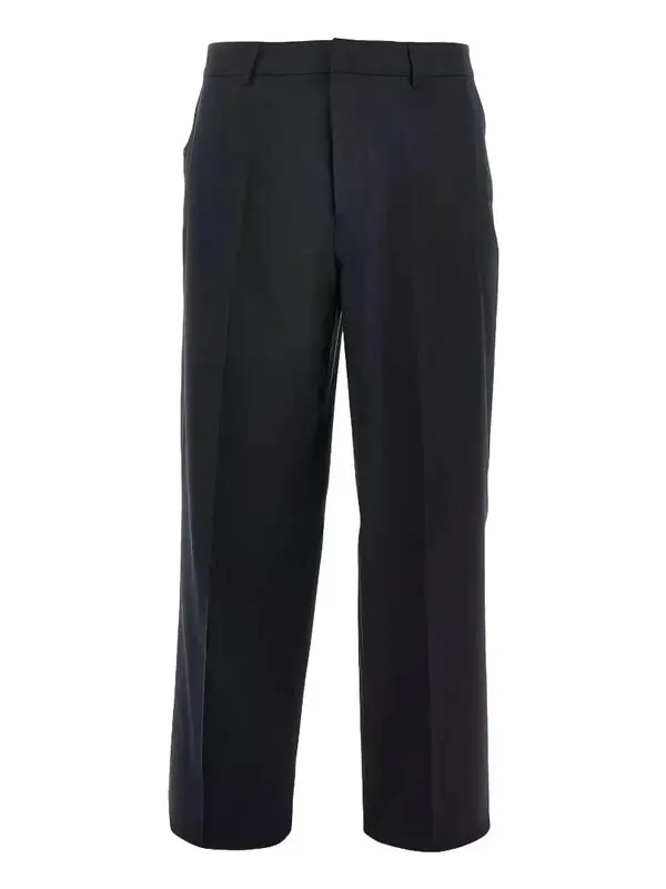 Emporio Armani Pleated Trousers - Blue