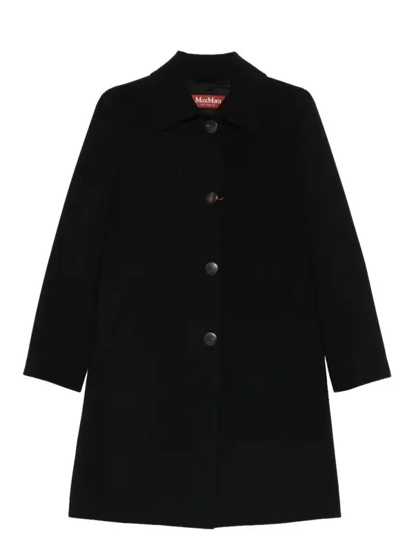 Max Mara Tailored Knee-length Coat - Black