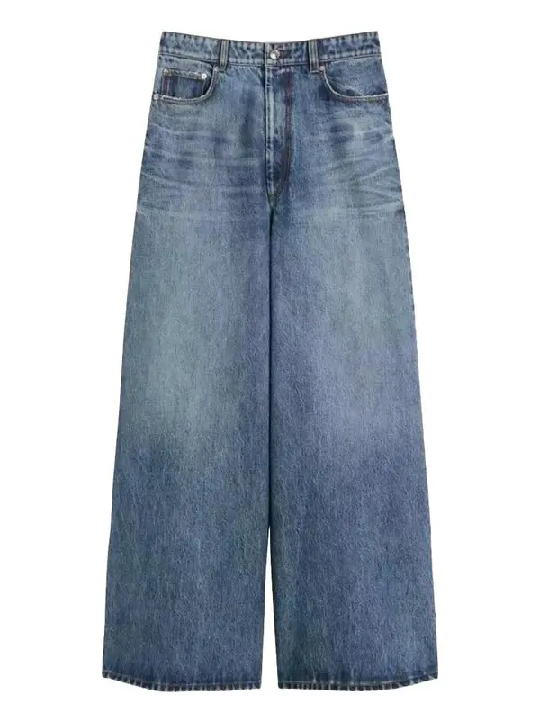 Sportmax Dangri Five-pocket Oversized Jeans - Blue