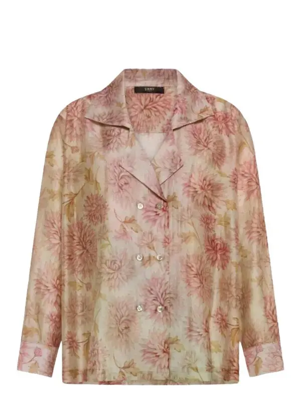 Seventy Floral Print Jacket - Neutrals
