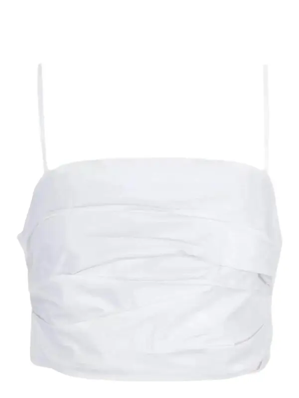 Staud Ruched Top - White