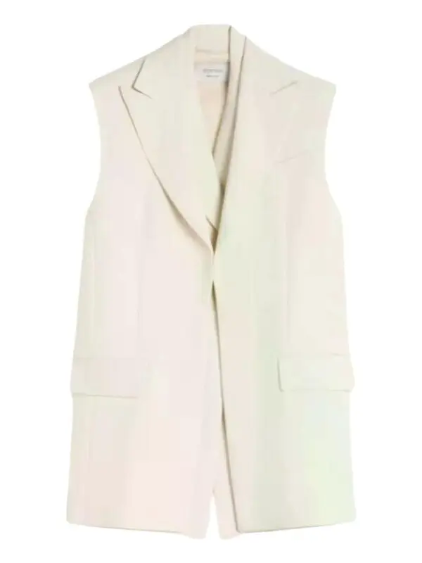 Sportmax Tailored Gilet - Neutrals
