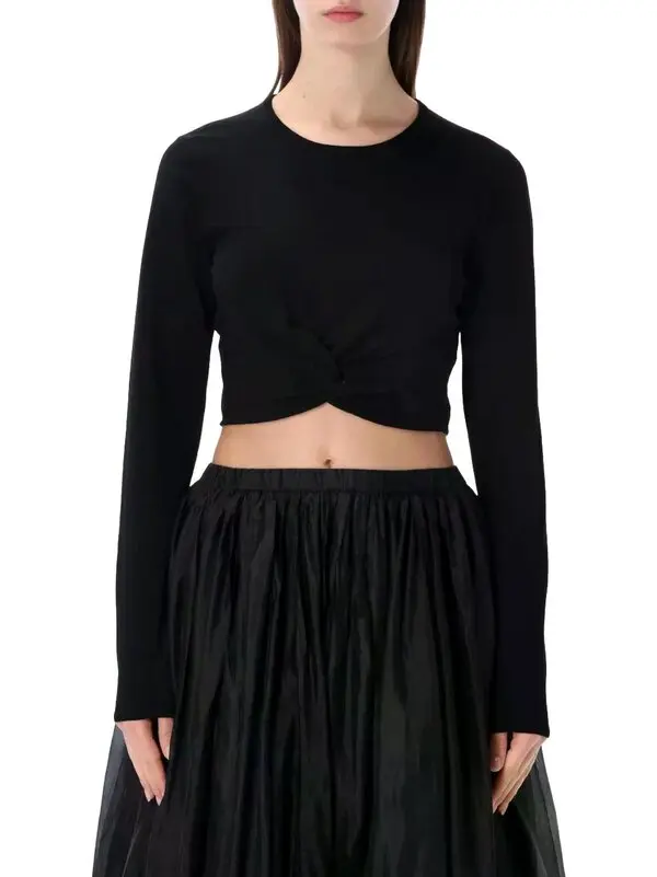 THE GARMENT Madison Twisted Top - Black