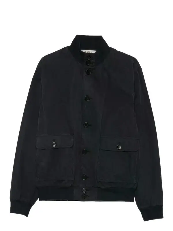 Aspesi Button Pocket Jacket - Blue