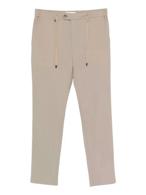 DISTRETTO 12 Drawstring Trousers - Neutrals