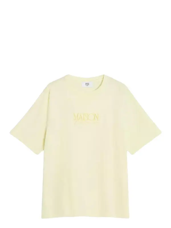 Maison Kitsuné Crew-neck T-shirt - Yellow