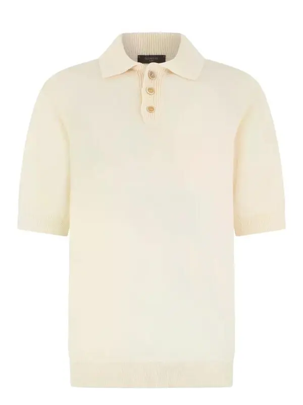 SLOWEAR Half-button Polo Shirt - Yellow