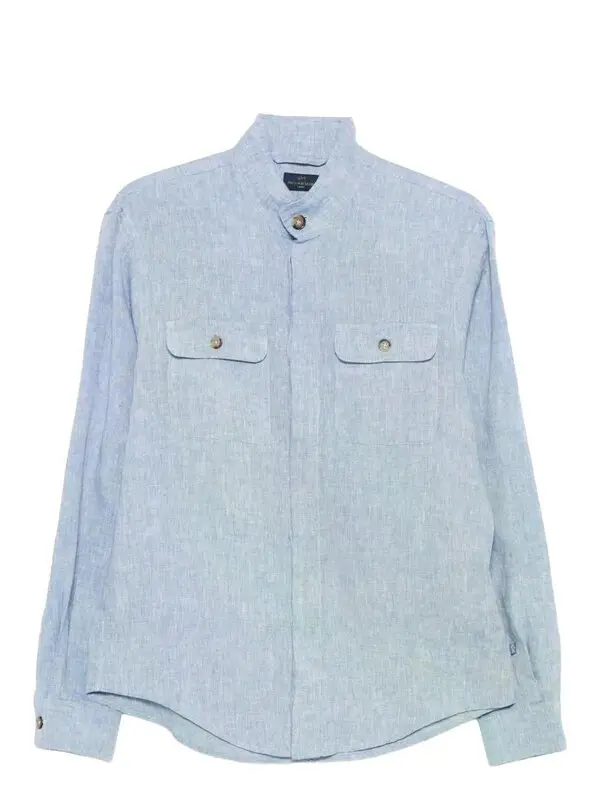 Paul & Shark Flap-pocket Shirt - Blue
