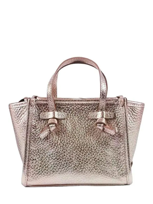 GIANNI CHIARINI Knot-detail Leather Shoulder Bag - Pink