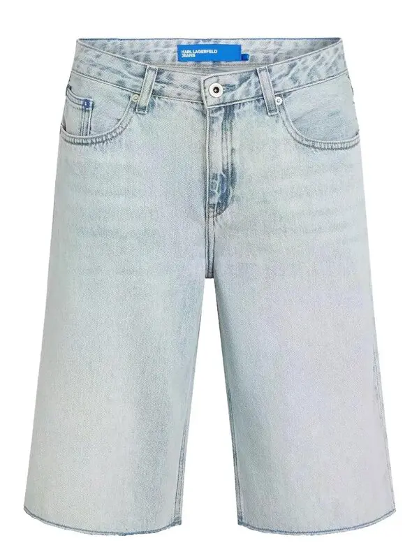 Karl Lagerfeld Five-pocket Denim Shorts - Blue