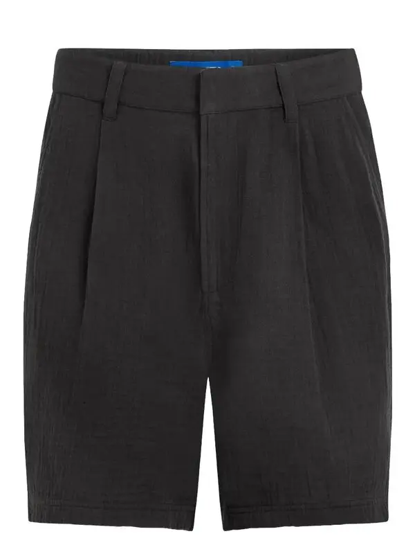 Karl Lagerfeld Crinkled Shorts - Black