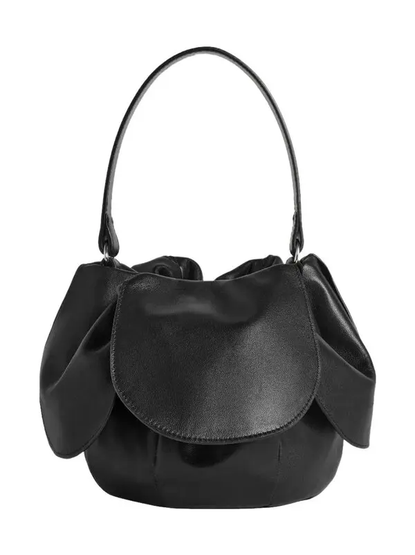 Simone Rocha Flower-petal Shoulder Bag - Black