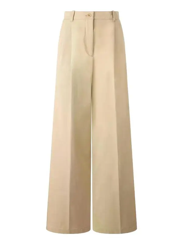 A.p.c. Baggy Wide Leg Trousers - Neutrals