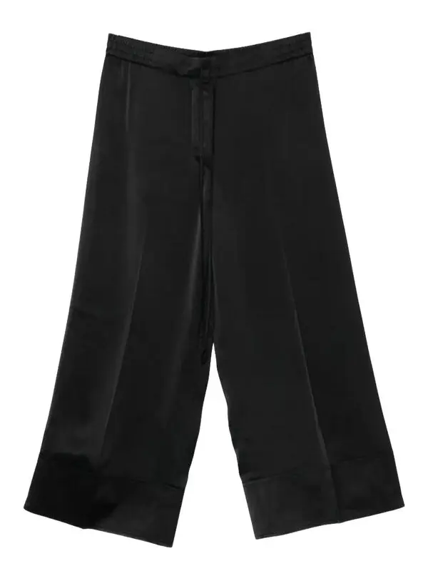 TOTEME Drawstring Trousers - Black