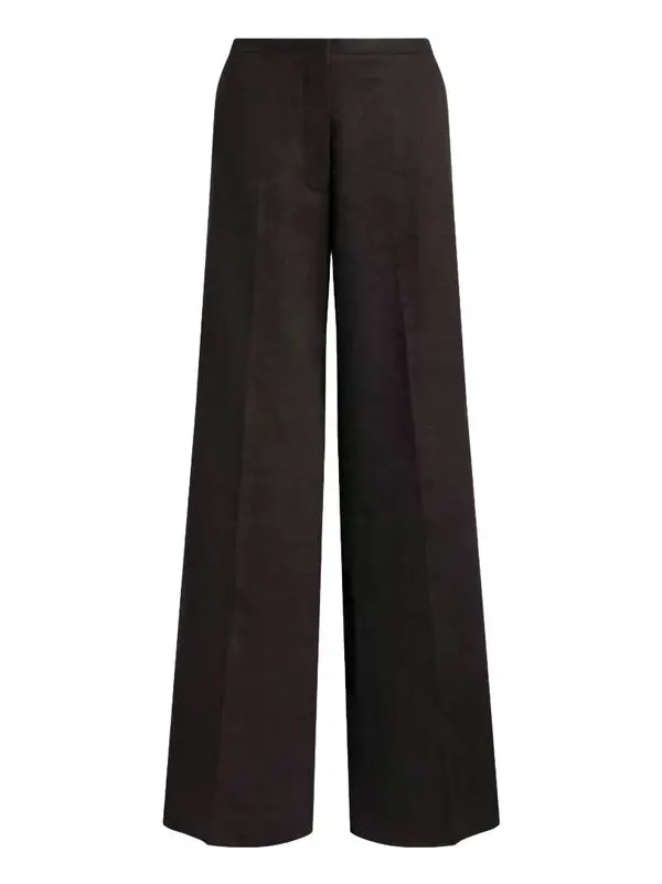 Alberta Ferretti Wide-leg Trousers - Brown