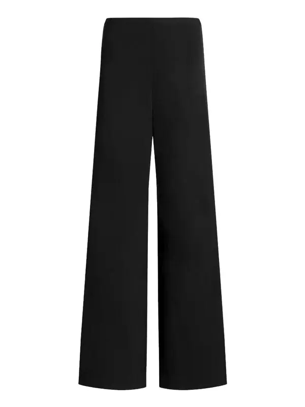 Alberta Ferretti Slit-detail Trousers - Black