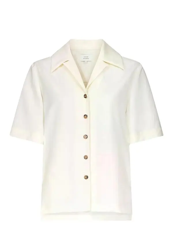Loulou De Saison Button Short-sleeve Shirt - Neutrals