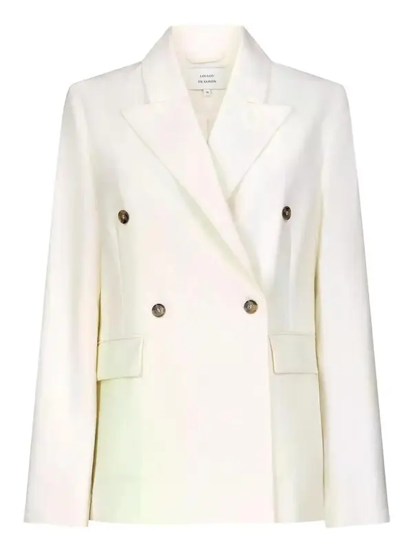Loulou De Saison Norma Double-breasted Blazer - Neutrals