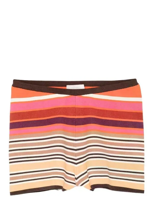 Faithfull The Brand Striped Shorts - Neutrals