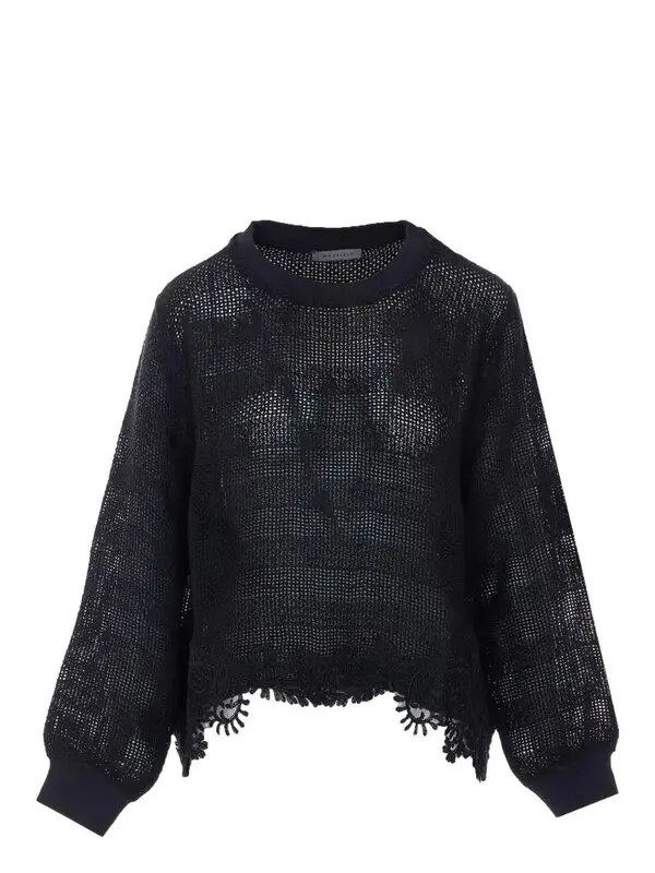 MAURIZIO PECORARO Crewneck Sweater - Black