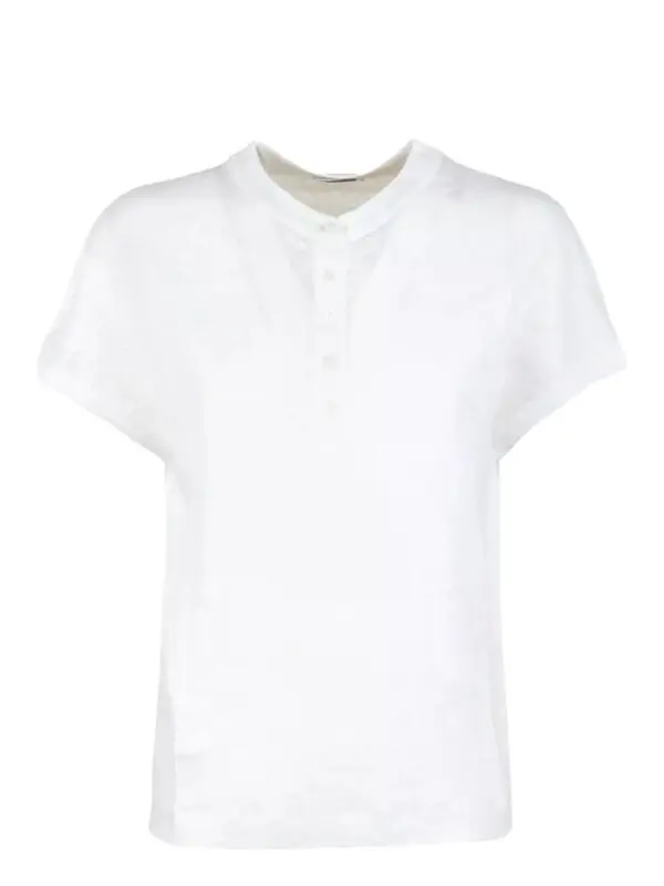 KANGRA Button T-shirt - White