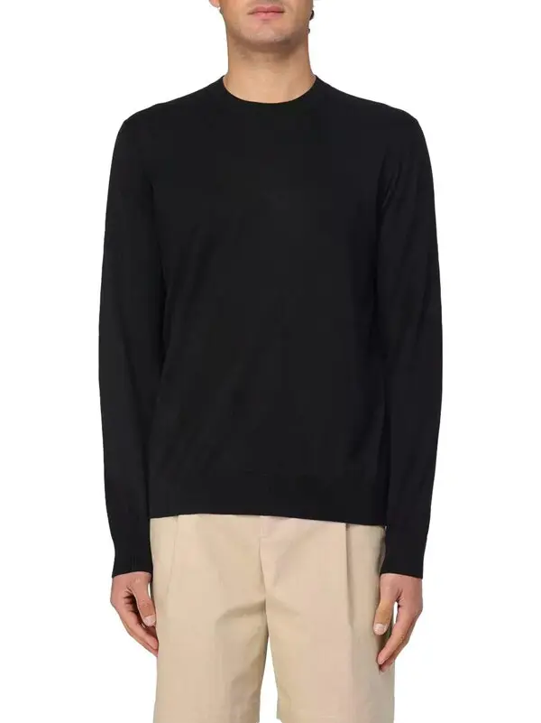 PAOLO PECORA Long-sleeve Sweater - Black